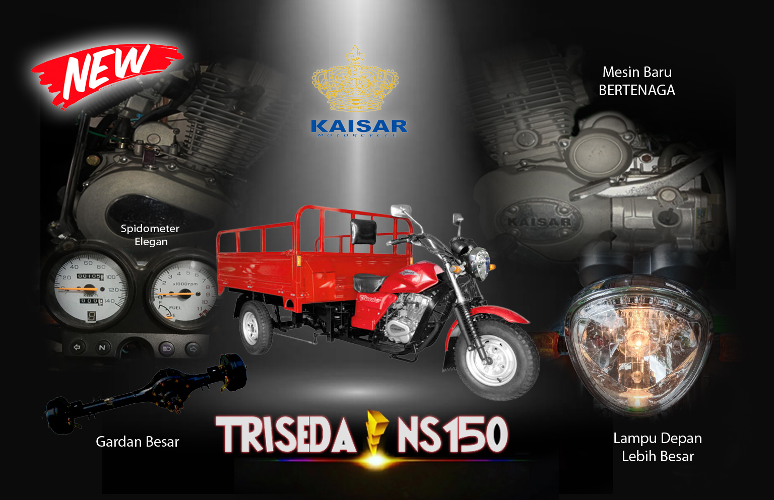 Triseda NS150 – Kaisar Motor